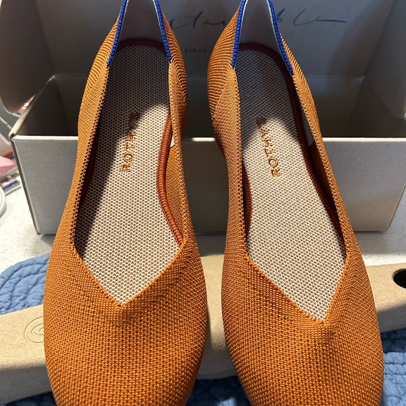 Rothy's | Shoes | New Rothys Brandy Brown Burnt Orange Cognac Ballet ...